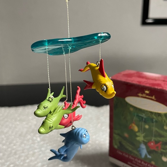 Hallmark | Holiday | Hallmark Keepsake Ornament One Fish Two Fish Red ...